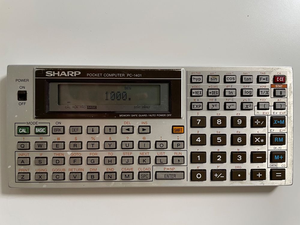 Sharp PC- 1401 - Japan Pocket Computer - Vintage | Kaufen auf Ricardo