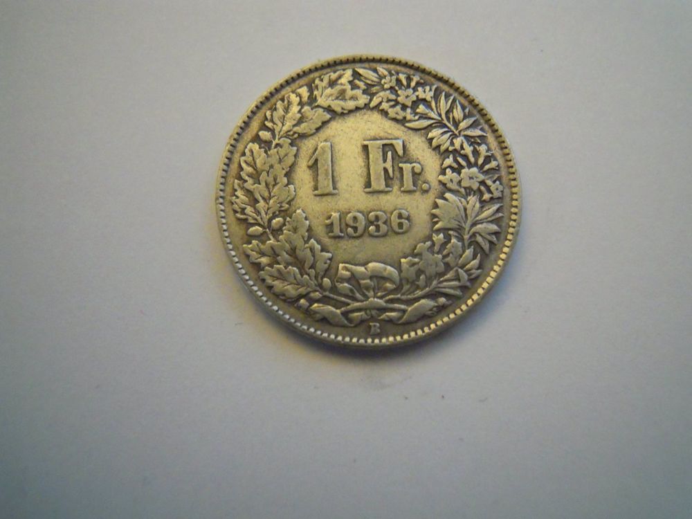 1 Fr. 1936 silber | Kaufen auf Ricardo