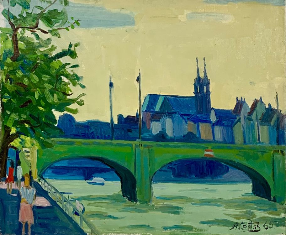 Gemälde Brücken szene unleserlich Signiert (Gebraucht) in Root für CHF 70 – mit Lieferung auf ...