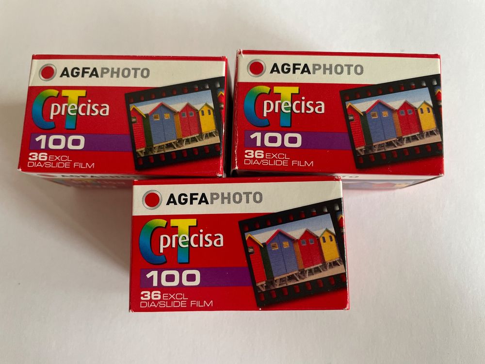 Agfa CT Precisa 100 pellicule dia périmée lot de 3 (Gebraucht) in für ...