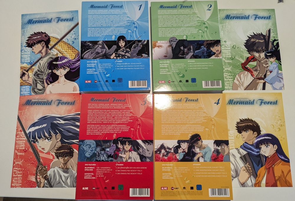 Mermaid Forest Anime DVD vollständig 4 DVDs (Gebraucht) in Knonau für ...