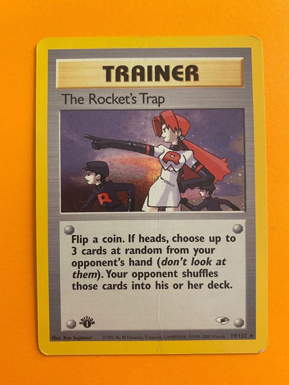 The Rocket's Trap - 1 Edition - 19/132 - Gym Heroes - HOLO - | Kaufen ...