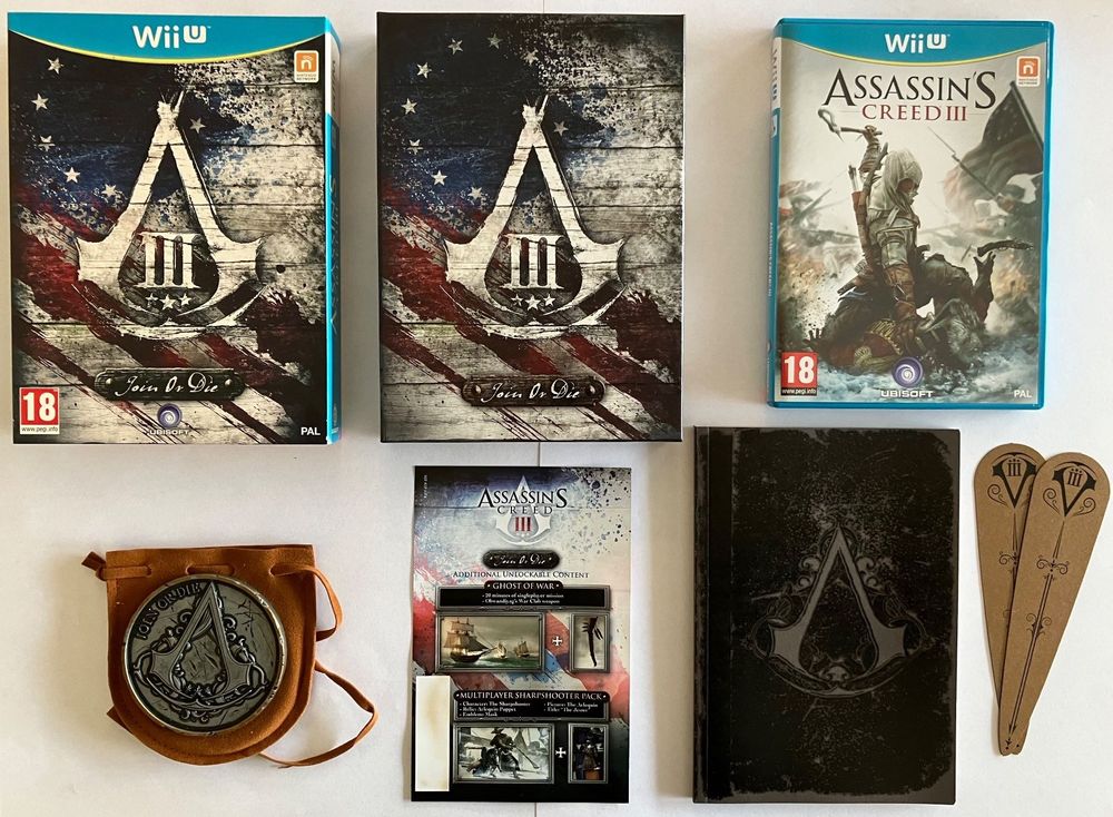 Assassin’s Creed III (join or die collector edition) – WII U (Gebraucht ...