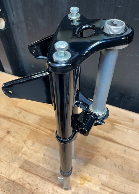 Puch X30 NS Rahmen + Tank + Gabel schwarz, Neuaufbau ⑤ №62 (Gebraucht ...