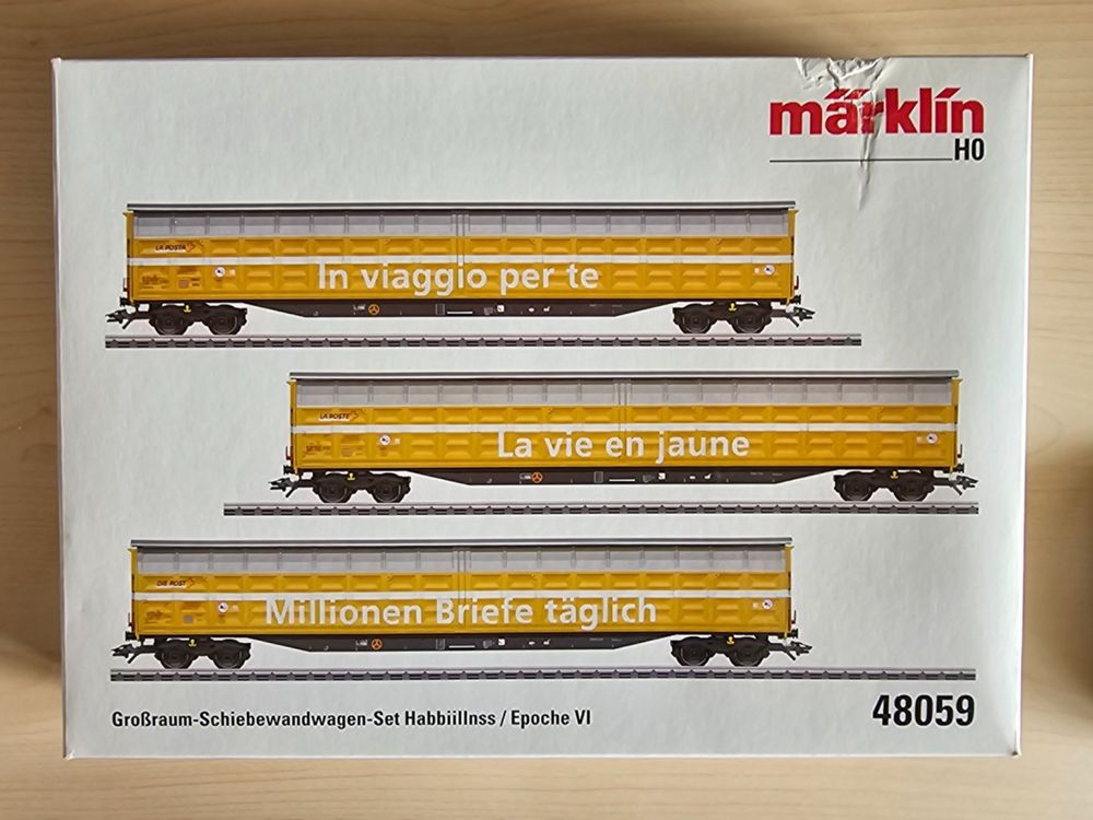 Märklin SBB Post - Großraum-Schiebewandwagen-Set (Neu (gemäss ...