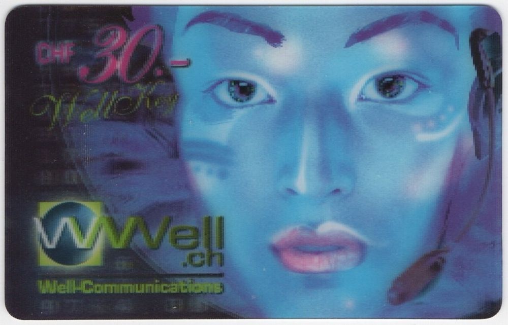 30 CHF WELL - ungebrauchte Wakelbild Prepaid Telefonkarte | Kaufen auf ...