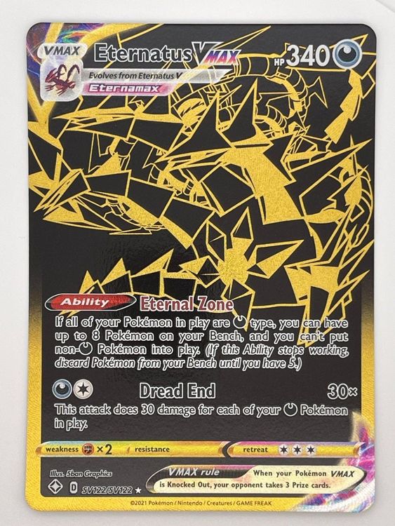 Eternatus V Max SV122/SV122 Gold Rare Shining Fates | Kaufen auf Ricardo