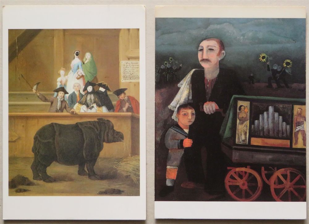 AK 2x Künstlerkarte Unterhaltung (Gebraucht) in Oberriet SG für CHF 3 – mit Lieferung auf ...