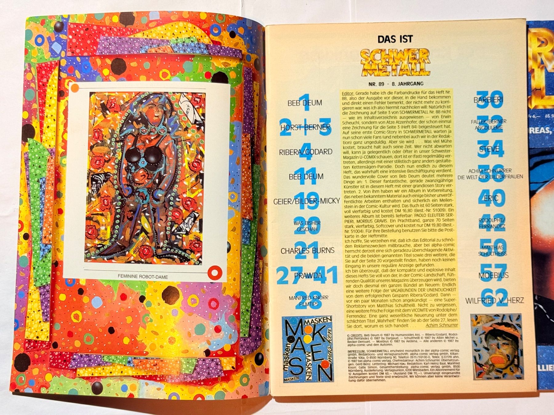 2 "Schwer Metall“ Hefte, Comics für Erwachsene, Top Zustand! (Neu ...