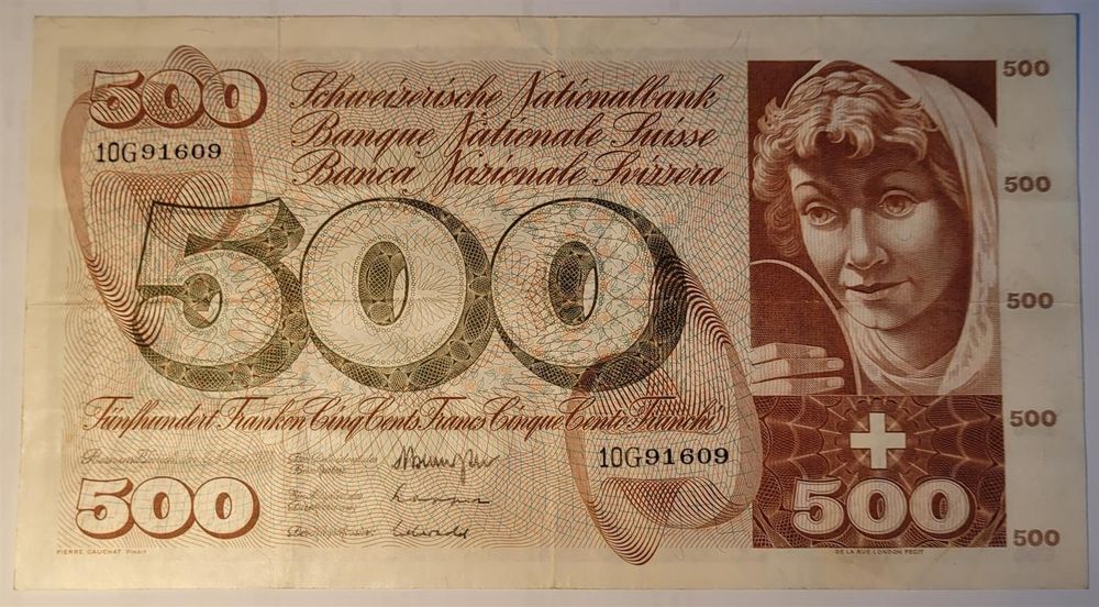 500 SCHWEIZER FRANKEN 1973 | Kaufen auf Ricardo