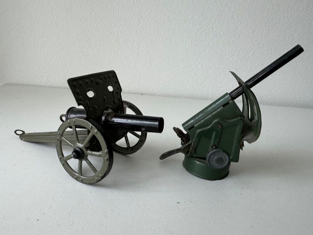 Lineol/Elastolin/Hausser: Kanone & Flak, Blech (Gebraucht) in ...