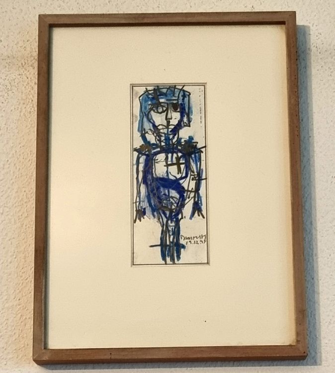 Original-Gemälde/Mischtechnik. Unleserlich signiert. | Kaufen auf Ricardo