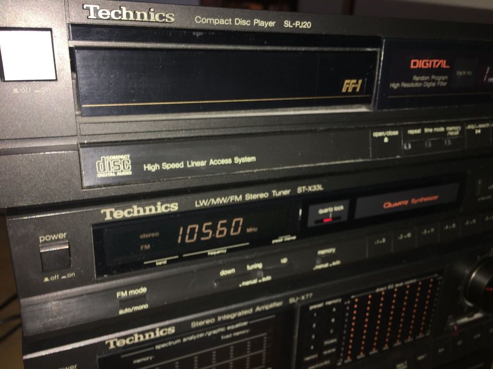 Technics SU-X77/ST-X33L/RS-X77R+SL-PJ20 (Gebraucht) in Hombrechtikon für CHF 29 – nur Abholung ...