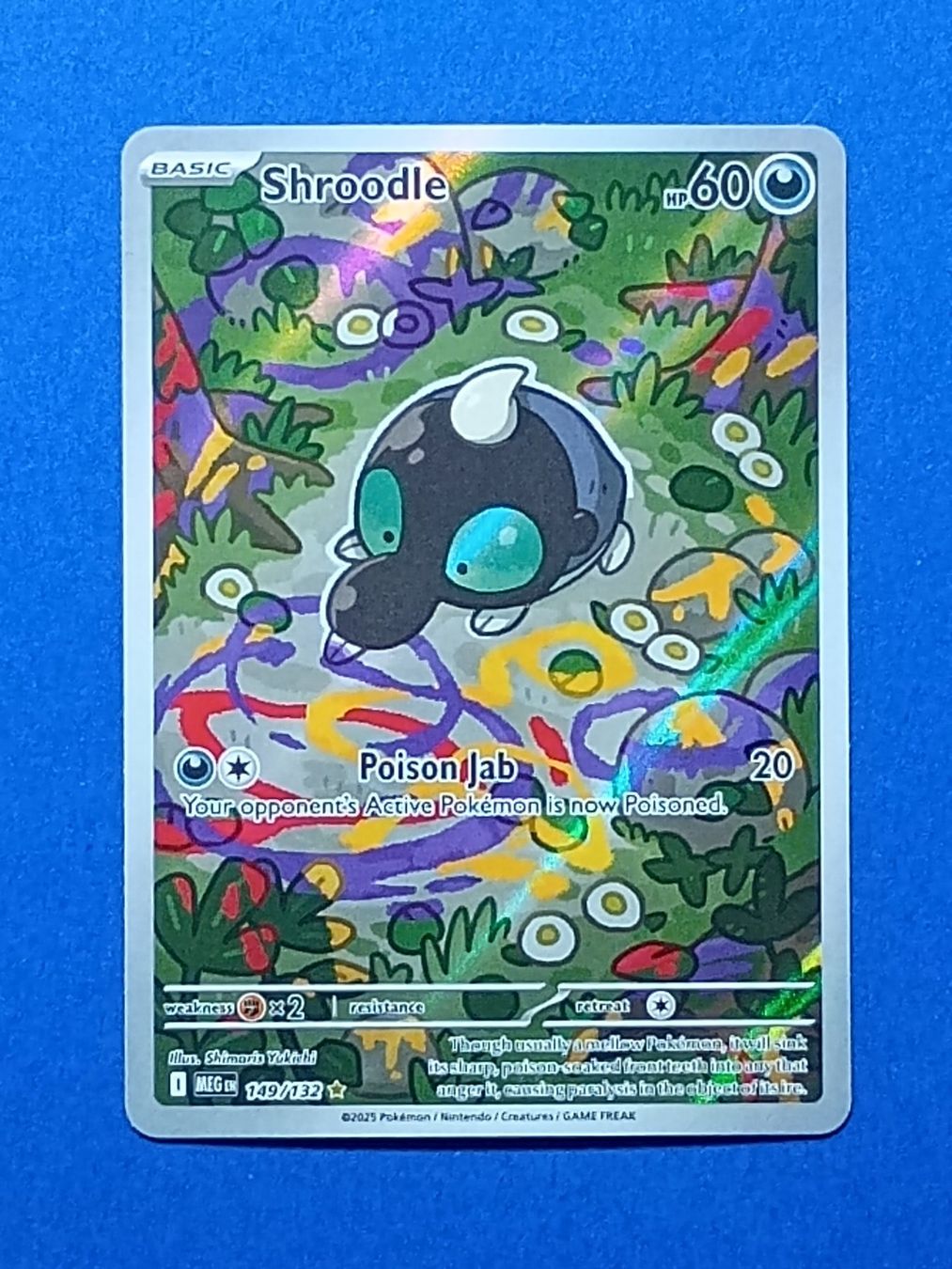 Pokemon TCG Mega Evolution Shroodle 149 IR 🇬🇧 (Neu (gemäss Beschreibung ...