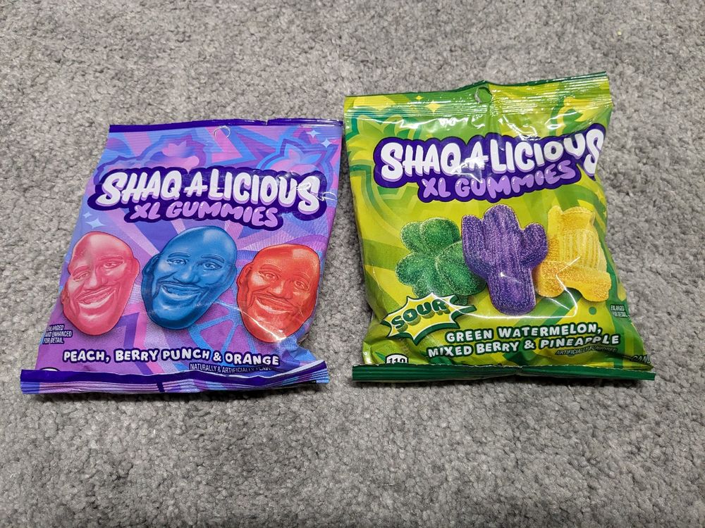 Shaq a Licious Shaquille O'Neal XL Gummies Candy (Neu und ...
