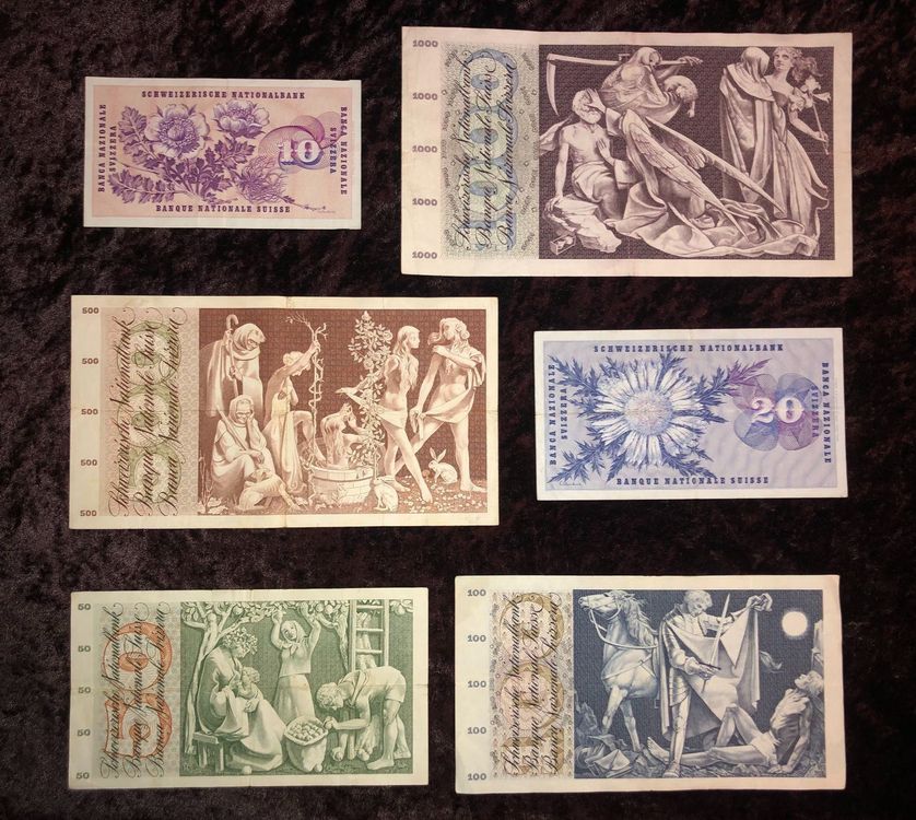 Alte CH Banknoten komplette Serie | Kaufen auf Ricardo