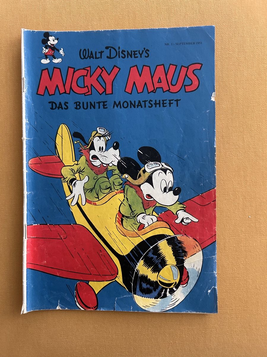 Micky Maus Monatsheft Nr. 1 (1951) – Original – komplett (Gebraucht) in ...