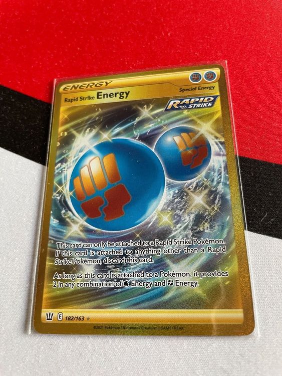 EN- Pokemon Karte - Rapid Strike Energy | Kaufen auf Ricardo