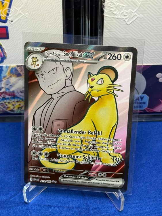 Pokemon - Team Rockets Snobilikat ex DRI DE 219/182 (Gebraucht) in ...