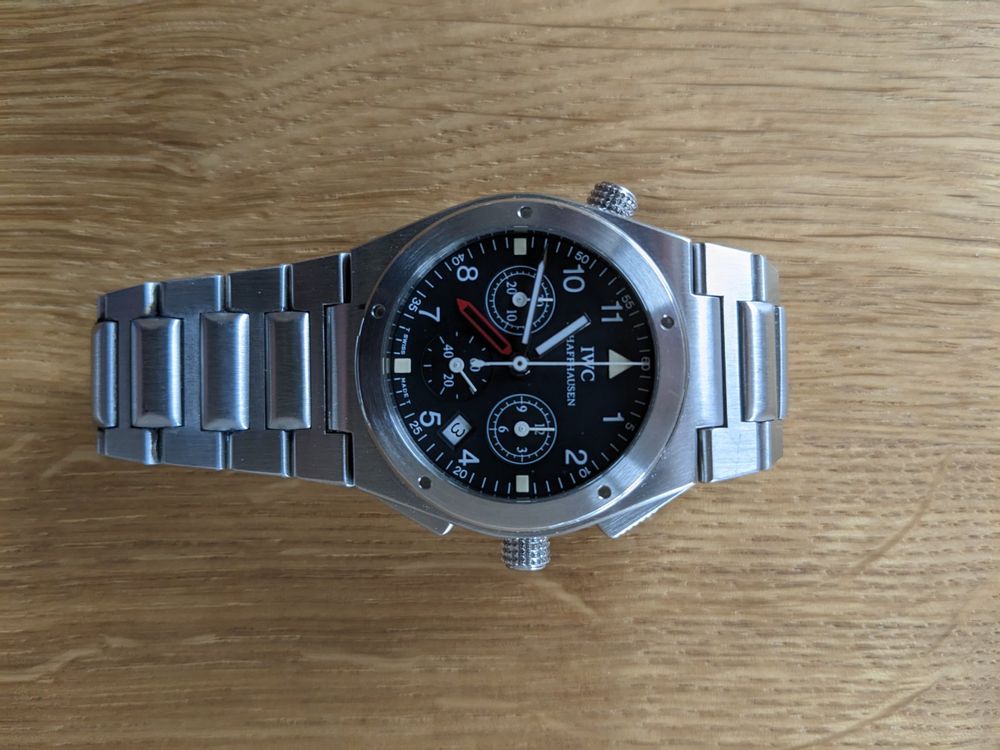 IWC Ingenieur Chrono Alarm Modell 3805-001 mecaquartz | Kaufen auf Ricardo