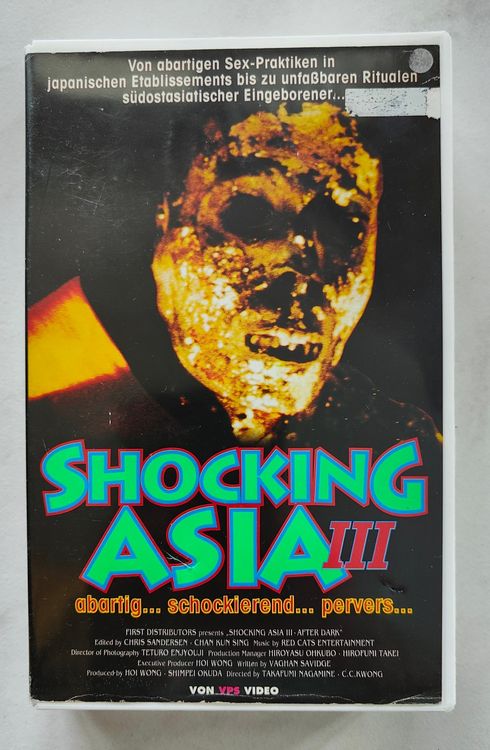 VHS Shocking Asia III (HK 1995) VPS Video (Gebraucht) in Ueberstorf für ...