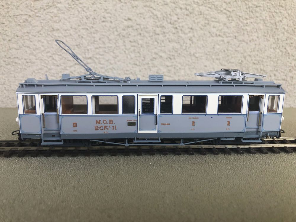 BEMO MOB BCFe 4/4 11 Museumstriebwagen HOm digital (Neu und ...