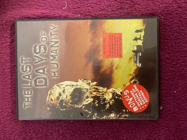 The last Days of Humanity Horror DVD (Gebraucht) in Pfaffnau für CHF 1 ...
