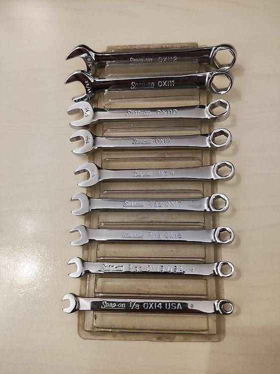 Snap-on OXI-Combination Wrench Set - 1/8 - 3/8 Zoll (Gebraucht) in ...