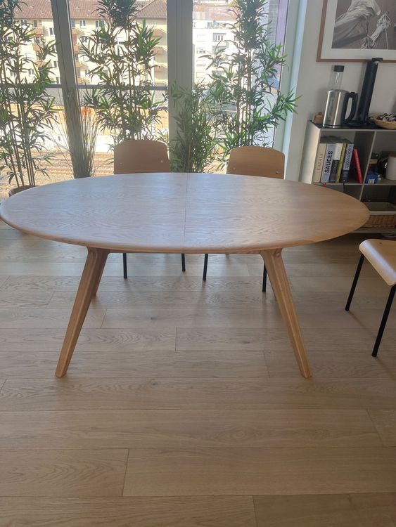 Table ovale chêne massif extensible 6-8 pers. (Gebraucht) in Zürich für ...