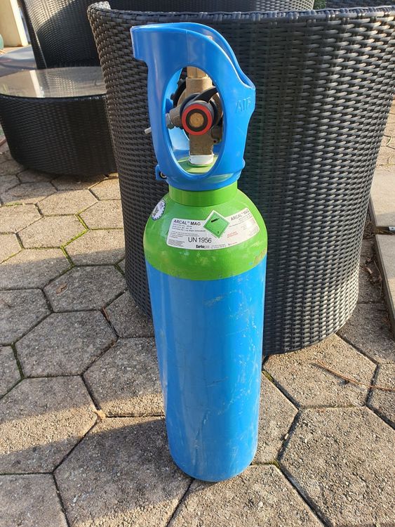 Gasflasche Minitop Arcal Mag 10 Lt. Voll (Gebraucht) in Reinach für CHF ...