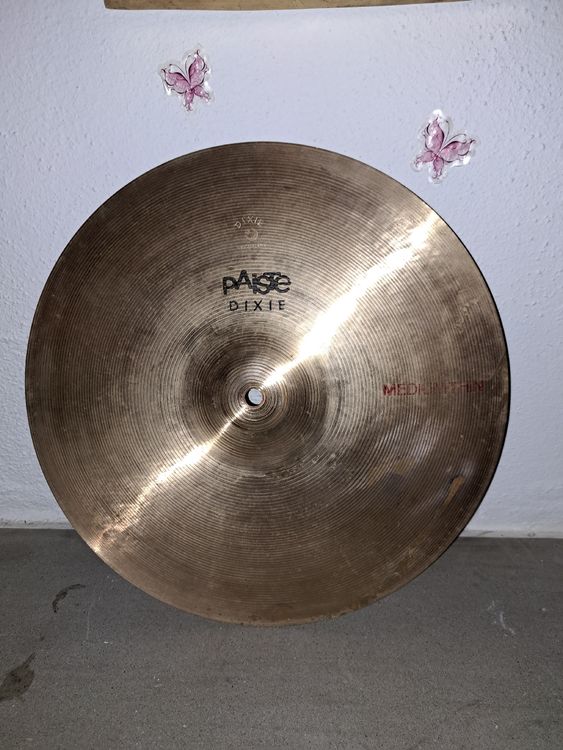 Paiste Dixie Medium Thin 14" Becken - Vintage Rarität (Gebraucht) in ...