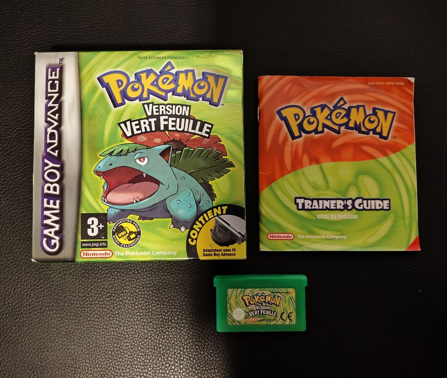 Pokémon version Vert Feuille Nintendo Game Boy Advance (Gebraucht) in ...