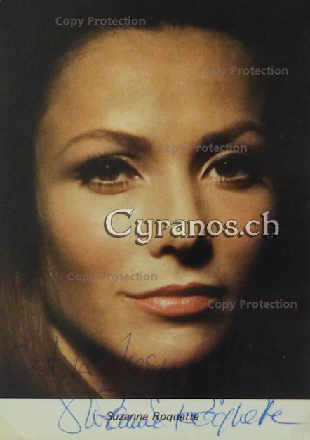 Suzanne Roquette (1942-2020) Schauspielerin - Autogramm (Gebraucht) in ...