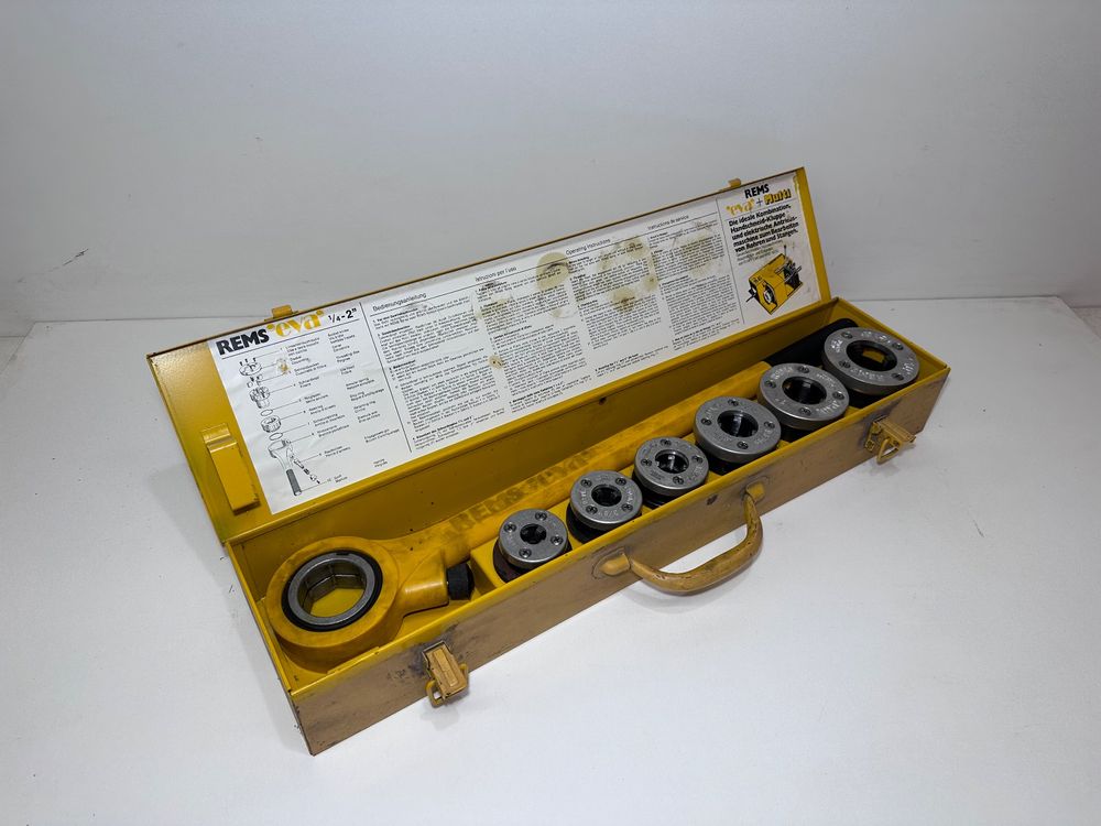 REMS EVA Set 1/4 - 1 1/4 Zoll Hand-Gewindeschneidkluppe | Kaufen auf ...