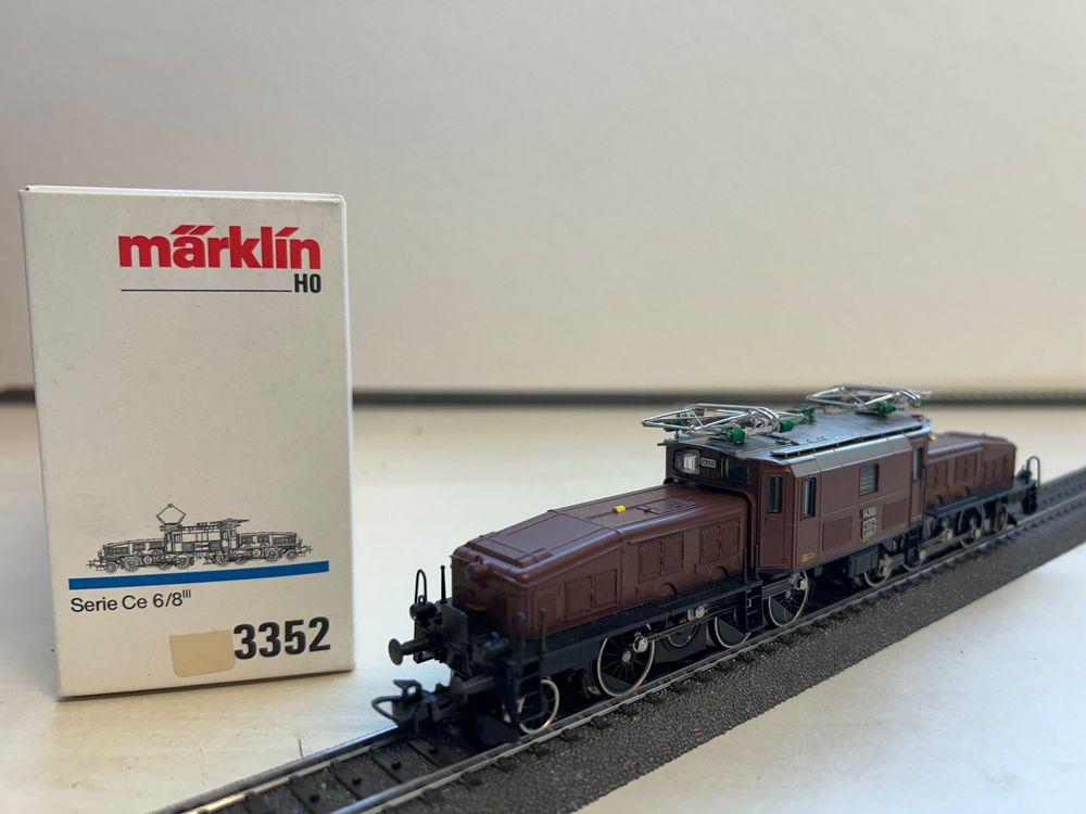 Märklin 3652 E-Lok Ce 6/8 III SBB Krokodil braun H0 Digital | Kaufen ...
