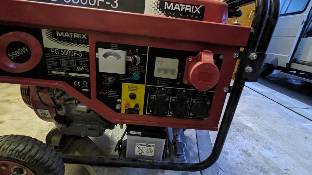 Stromgenerator Matrix PG5500F-3 mit Elektrostarter | Kaufen auf Ricardo