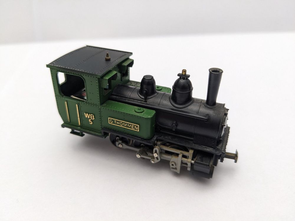 Liliput H0e 706 Dampflokomotive Nr 5 G.Thommen Waldenburg (Gebraucht ...