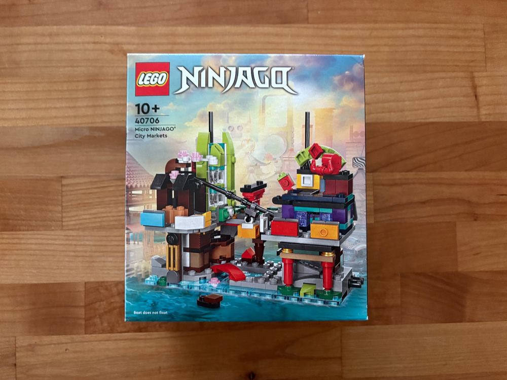 LEGO 40706 Mikromodell der Märkte von NINJAGO® City (Neu und ...