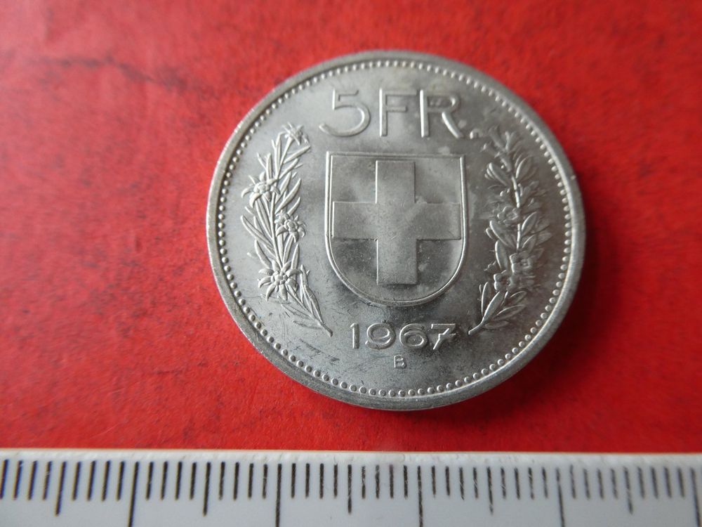 Schweiz 1967, 5 Franken - Silber | Kaufen auf Ricardo