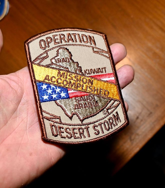 BADGE Vintage Operation Desert Storm - Mission Accomplished (Gebraucht ...