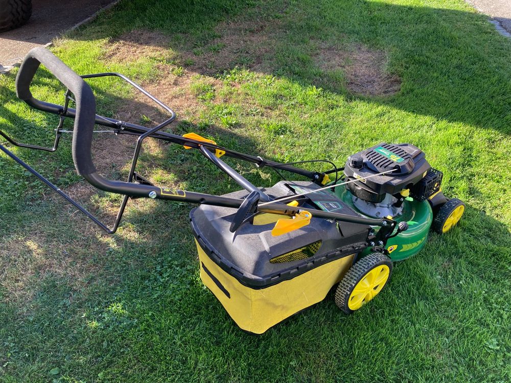 Rasenmäher OKAY T6 mit Benzinmotor und Radantrieb Jg. 2020 (Gebraucht ...