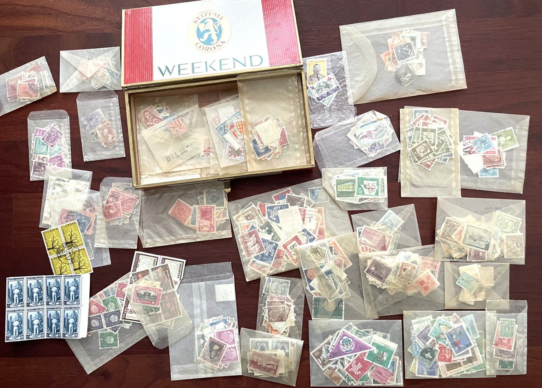 Ausland: 3,3 Kilo alt-neu, Briefe u. lose Marken (Gebraucht) in ...