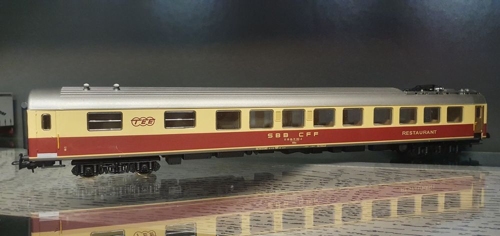 LILIPUT:DC: SBB TEE RIC SPEISEWAGEN KKK NEUWERTIG (Gebraucht) in Biglen für CHF 29.95 – mit ...