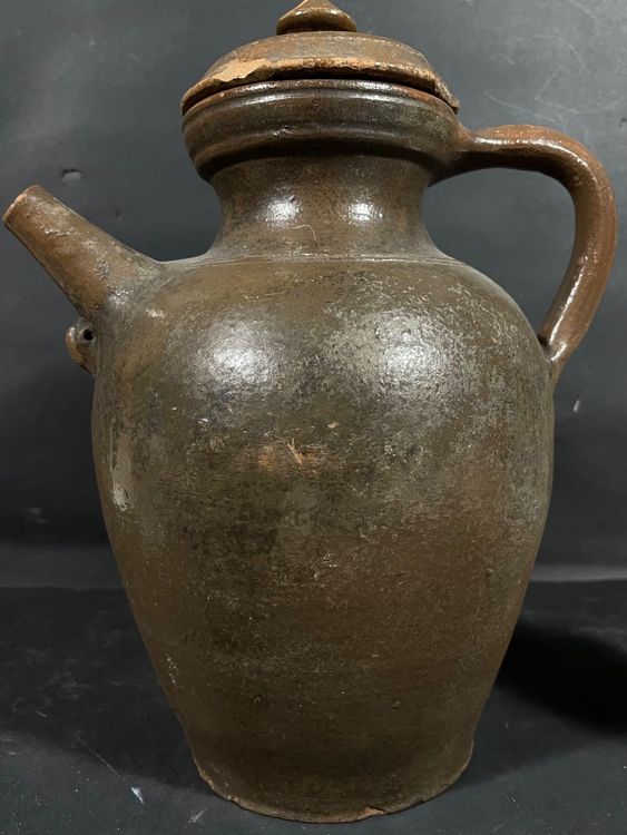 Antike Grosse Keramik Krug mit deckel (Gebraucht) in Root für CHF 5 – mit Lieferung auf Ricardo ...