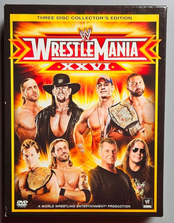 WWF WWE Wrestlemania XXVI 26 3 Disc DVD Box Wrestling WCW (Gebraucht ...