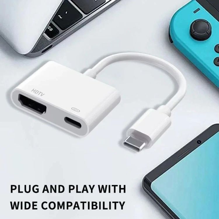 4K USB-C auf HDMI Adapter Video iphone 15 16 17 Video Monito (Neu ...