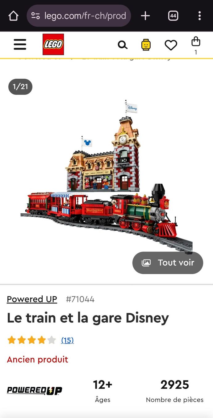 LEGO DISNEY - 71044 le train et la gare Disney (Gebraucht) in Riaz für ...