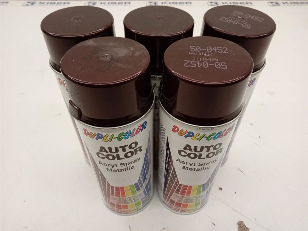 5x 400ml Auto Color Spray Rot metallic (Neu und originalverpackt) in ...