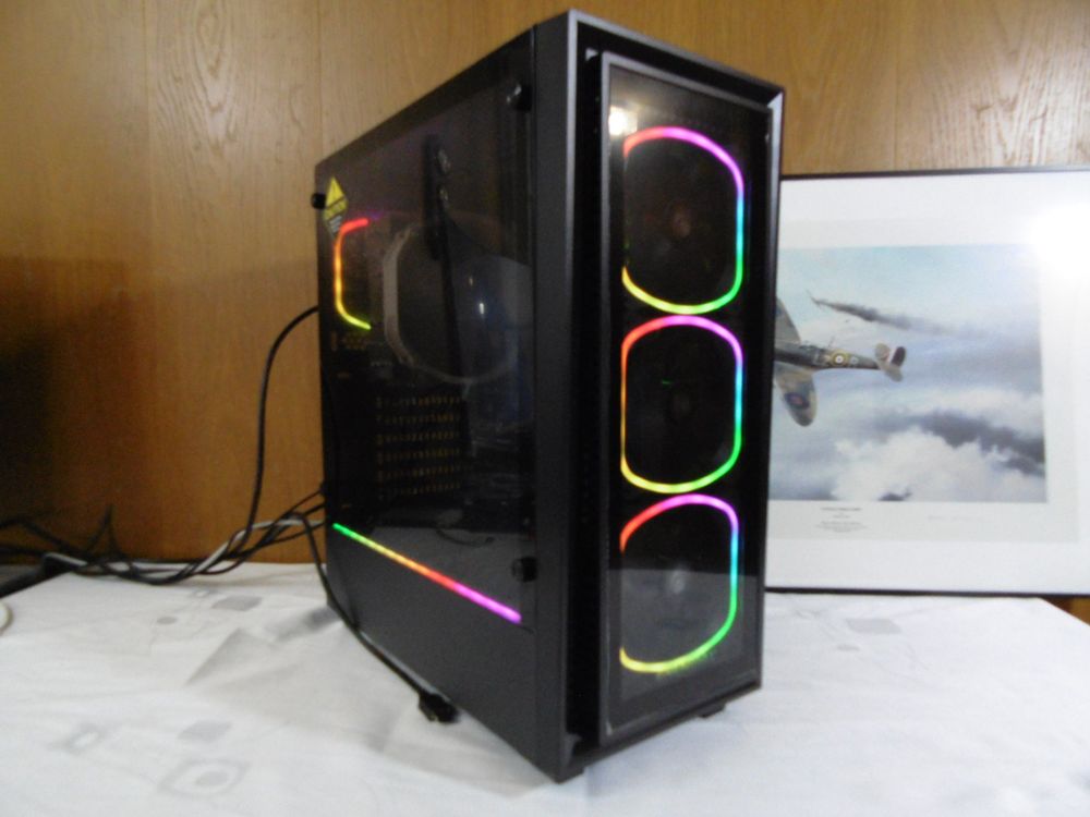 Black RGB Gaming PC Barebone i7 32 GB RAM 1 TB SSD W11 pro | Kaufen auf ...