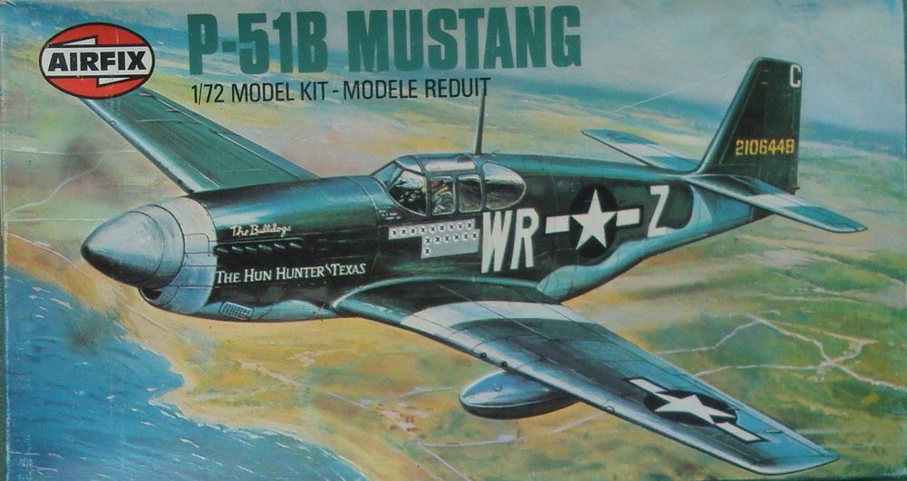 RAR ! P-51B Mustang (Airfix) 1/72: The Hun Hunter Texas (Gebraucht) in ...
